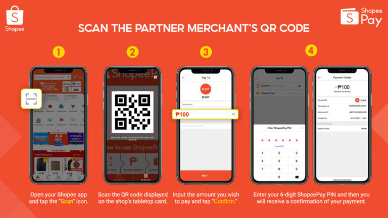 How to use ShopeePay to Pay via QR code offline (Updated Store List ...