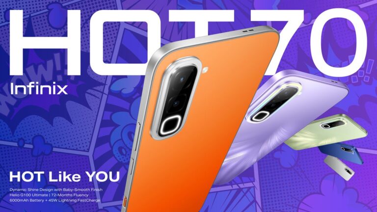 Infinix HOT 70 now official: Color-changing design, AI features, and ...